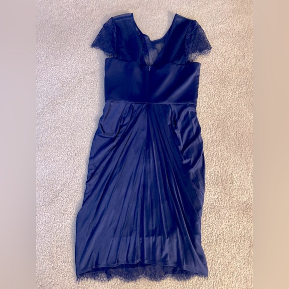 BCBGMaxAzria | Dresses | Bcbg Blue Cocktail Dress | Poshmark